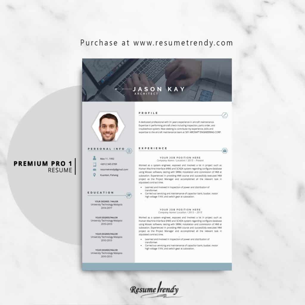 Architecture Resume Template | Resume Trendy